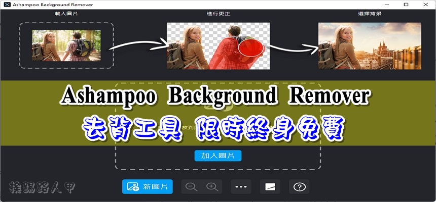 限時終身免費 Ashampoo Background Remover 去背工具 - 挨踢路人甲